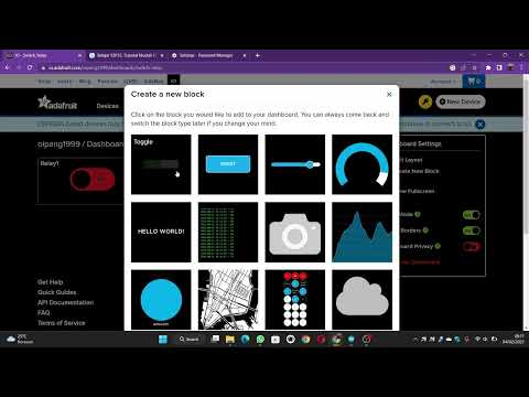 ESP32 CONTROL RELAY MQTT ADAFRUIT