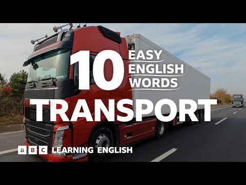 10 Easy English Words: Transport 🚓🚲🚌✈️🛴