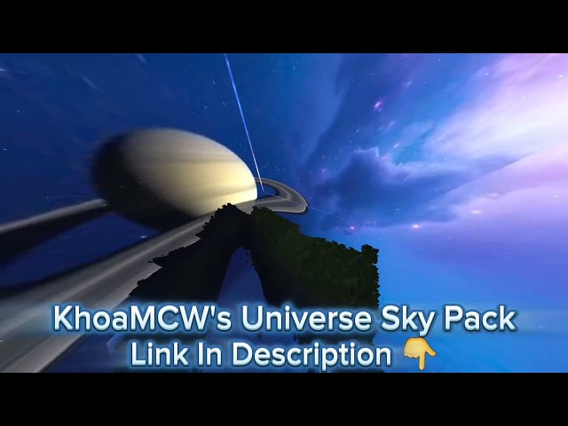 KhoaMCW's Universe Sky Pack Minecraft Texture Pack