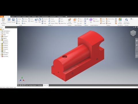 Autodesk Inventor 2019 -Train Body - Train Project - Beginner Tutorial
