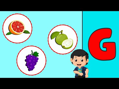 Words That Start With Letter G For Kids |3 Words From G | G Words Vocabulary | Kids Learning Video