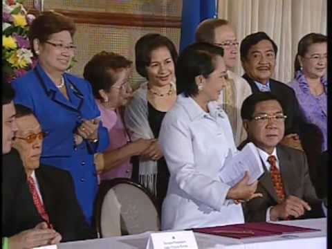 Signing of the Philippine Cooperative Code of 2008