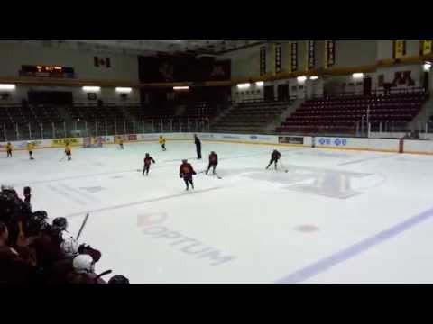 Addy goal at ridder arena u of m