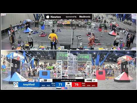 Qualification 32 - 2024 FIRST Championship - Newton Division sponsored by Medtronic