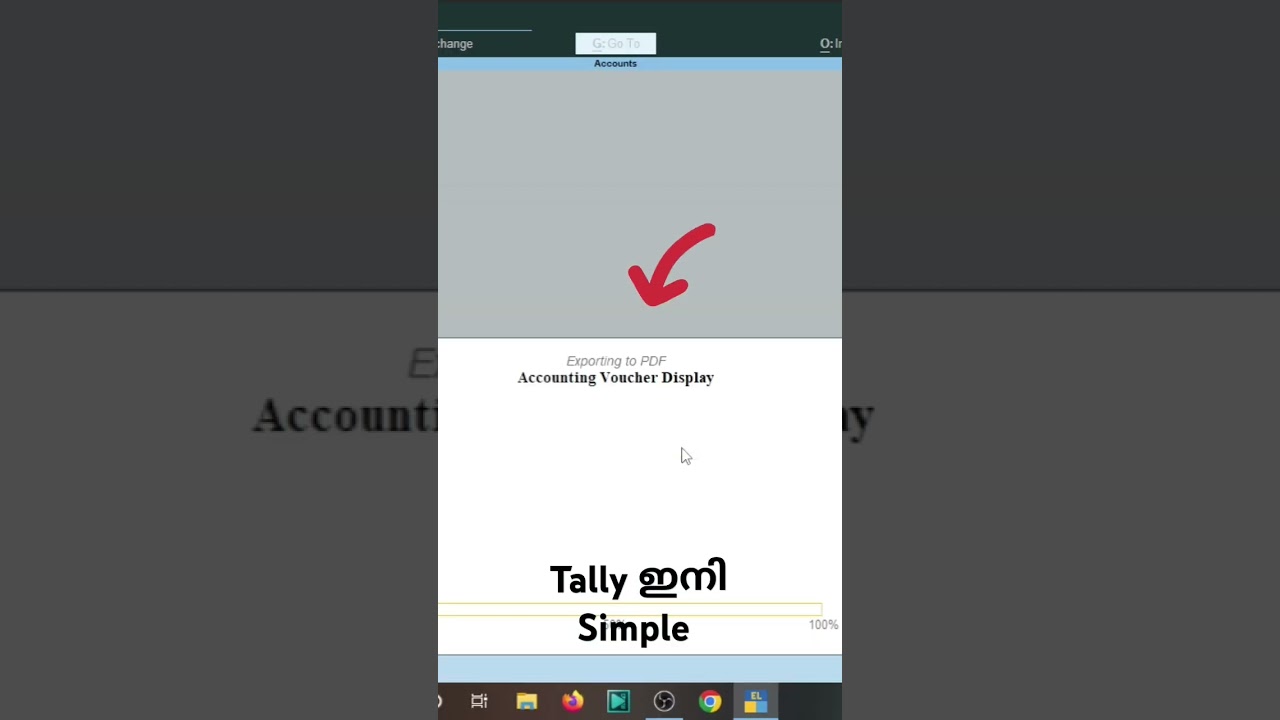 Export Bill to PDF Tally Prime #shorts