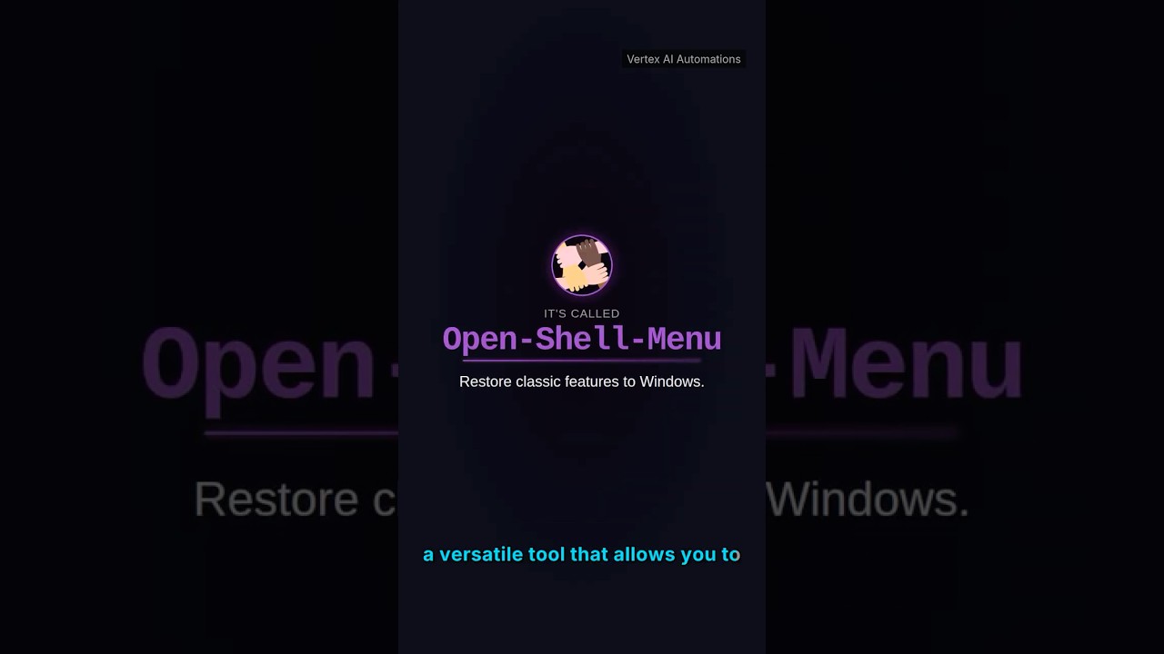 Bring Back the Classic Start Menu