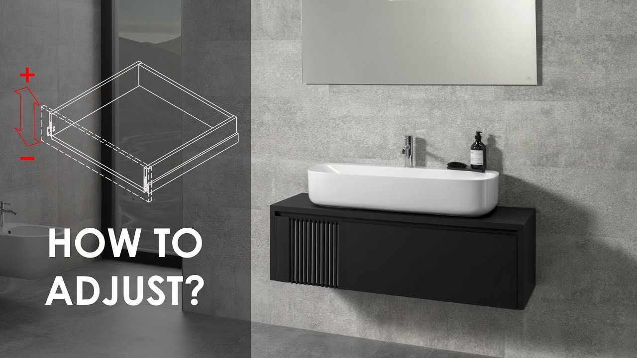 Adjusting the height for the Arquitect Vanity Drawer | Noken