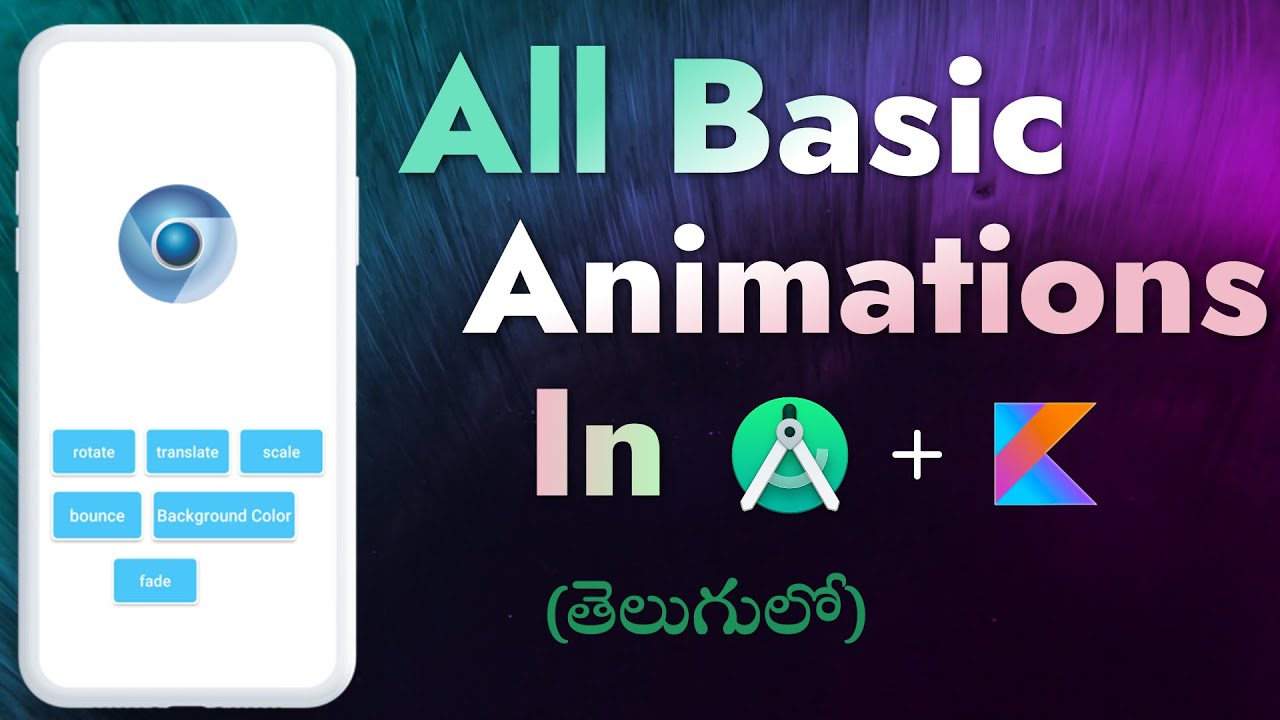 How to Create App Using Animations in Android Studio || #22 Android animation Tutorial for Beginners