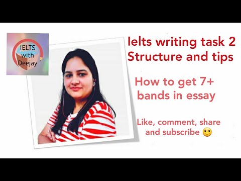 IELTS Writing Task 2 Basics - How to Organize|| writing band descriptors || Ielts with Deejay
