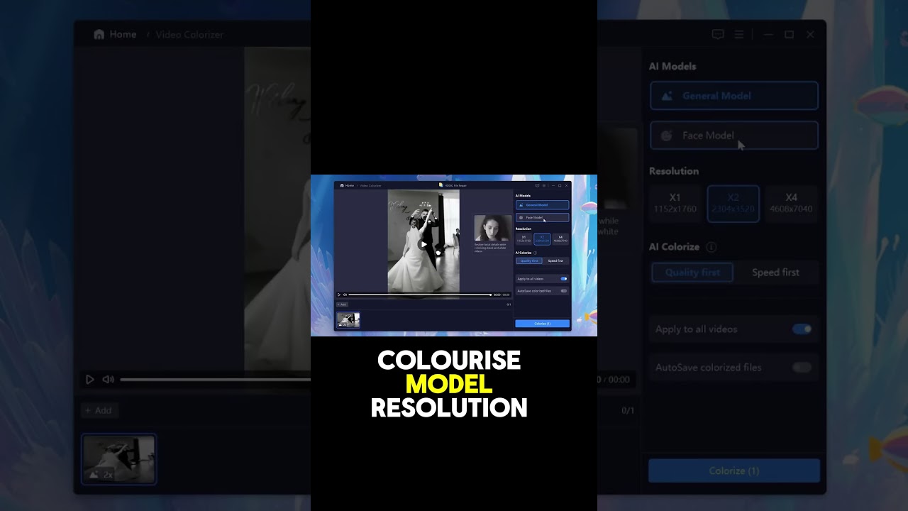 Colorize and Enhance Your Videos with AI! #VideoEnhancement #AI #ColorizeVideos