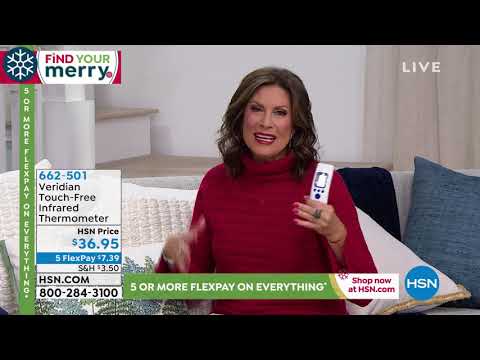 Veridian TouchFree Infrared Thermometer with Beep and Li...