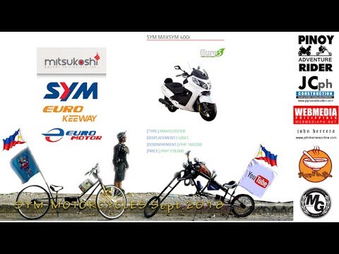 SYM MOTORCYCLES You Can BUY Today at MITSUKOSHI! ~ Sept.2018 | Pinoy ...