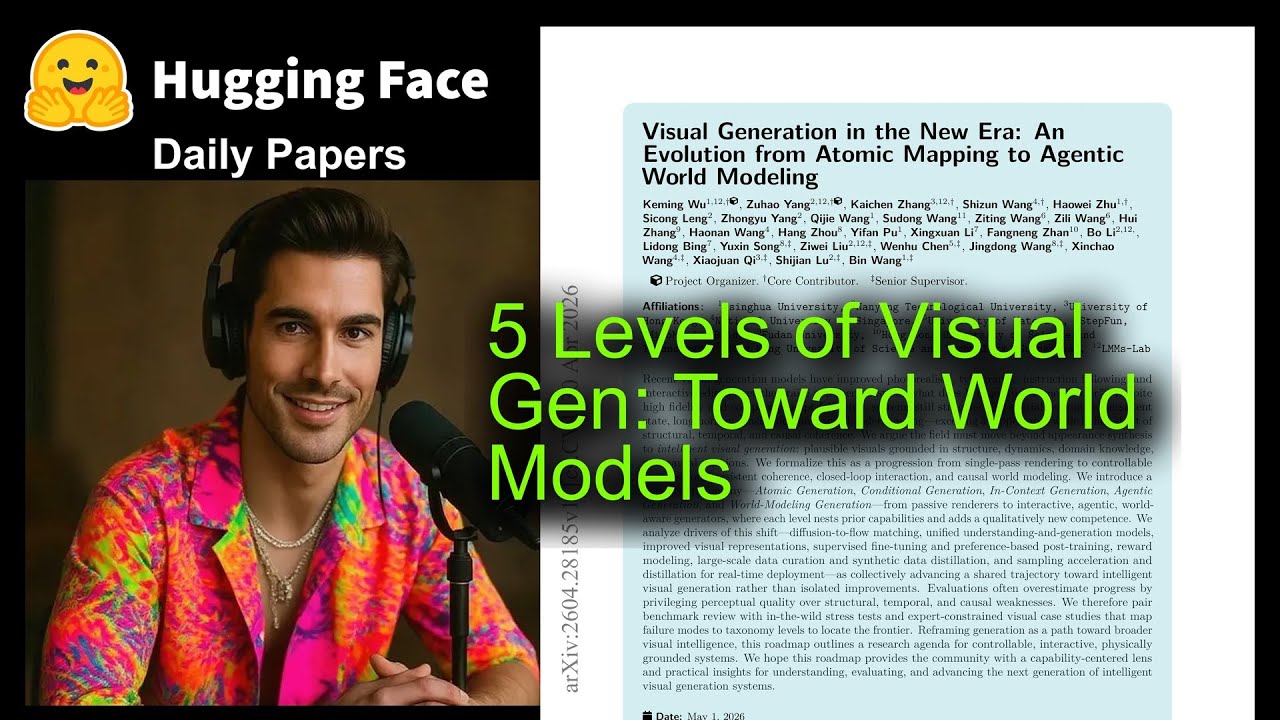5 Levels of Visual Gen: Toward World Models