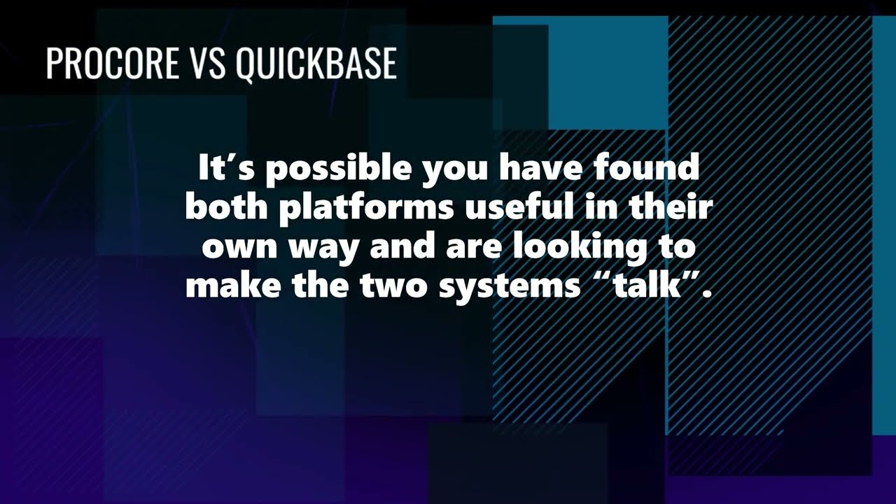 QuickBase + Procore - Construction Management Software Integration