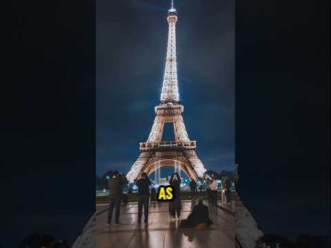 Shocking: The Eiffel Tower Was Originally Designed to Be a Temporary Structure #facts #shorts