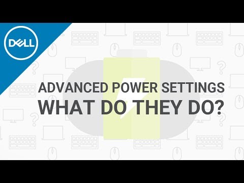 Advanced Power Settings Windows 10 (Official Dell Tech Support)