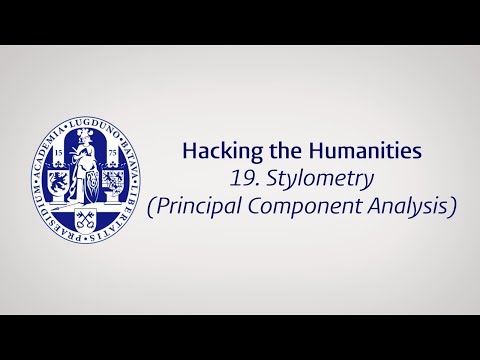Episode 19: Stylometry with Principal Component Analysis (PCA)