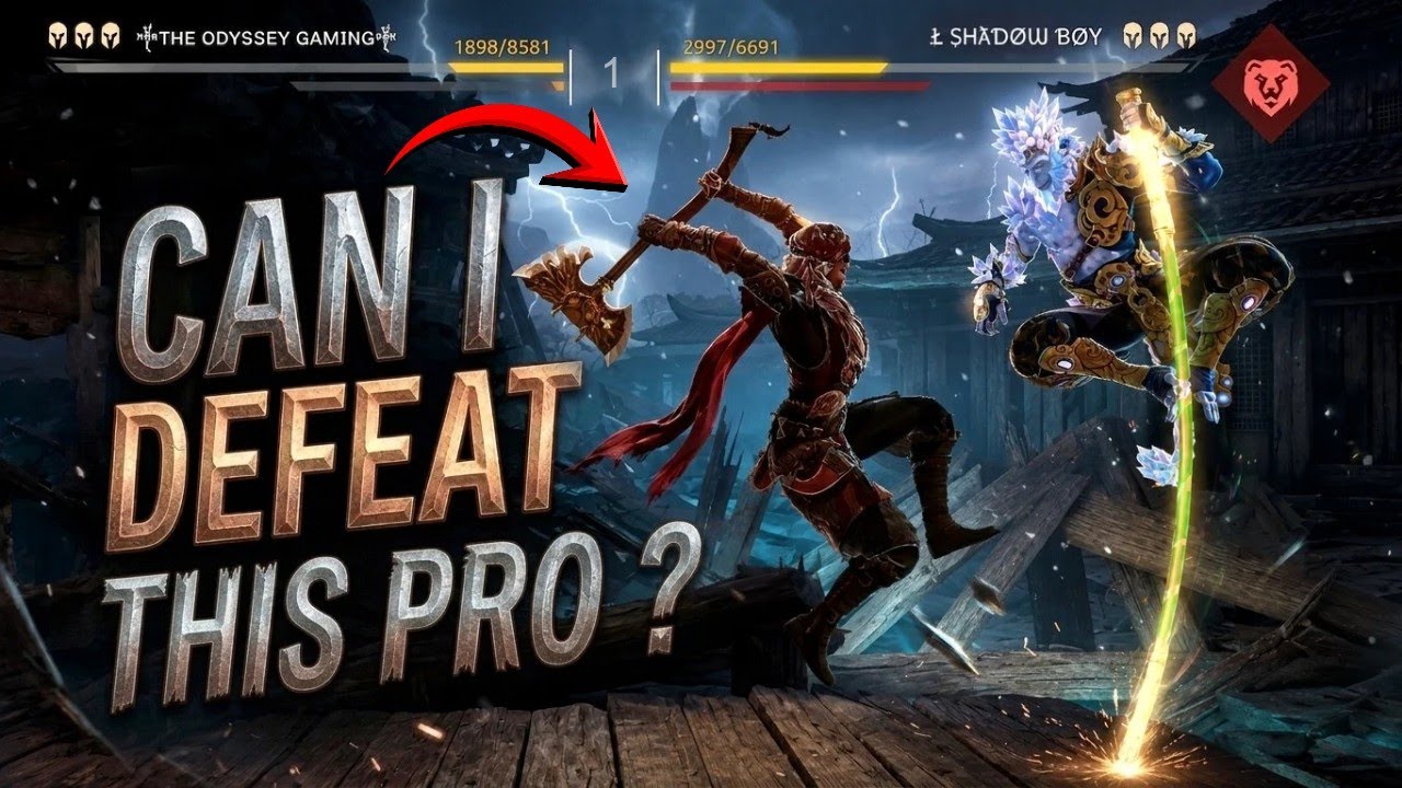 This PRO PLAYER absolutely destroyed Me 😧 Until He Stepped in .......| Shadow Fight 4 Arena 