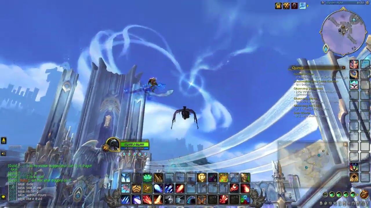 Dracthyr riding on a flying mount - General Discussion - World of ...