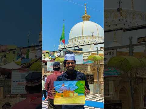 Live Painting of Ajmer Dargah😍 how is it friends 💫