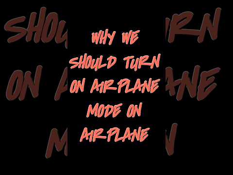 Why should we turn on airplane mode when we are on plane #flightreview #knowledge@skillsage show
