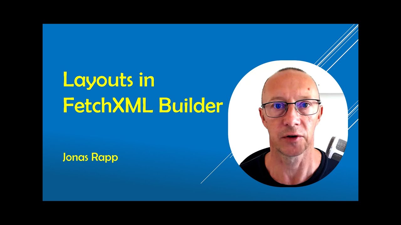 Layouts feature in FetchXML Builder