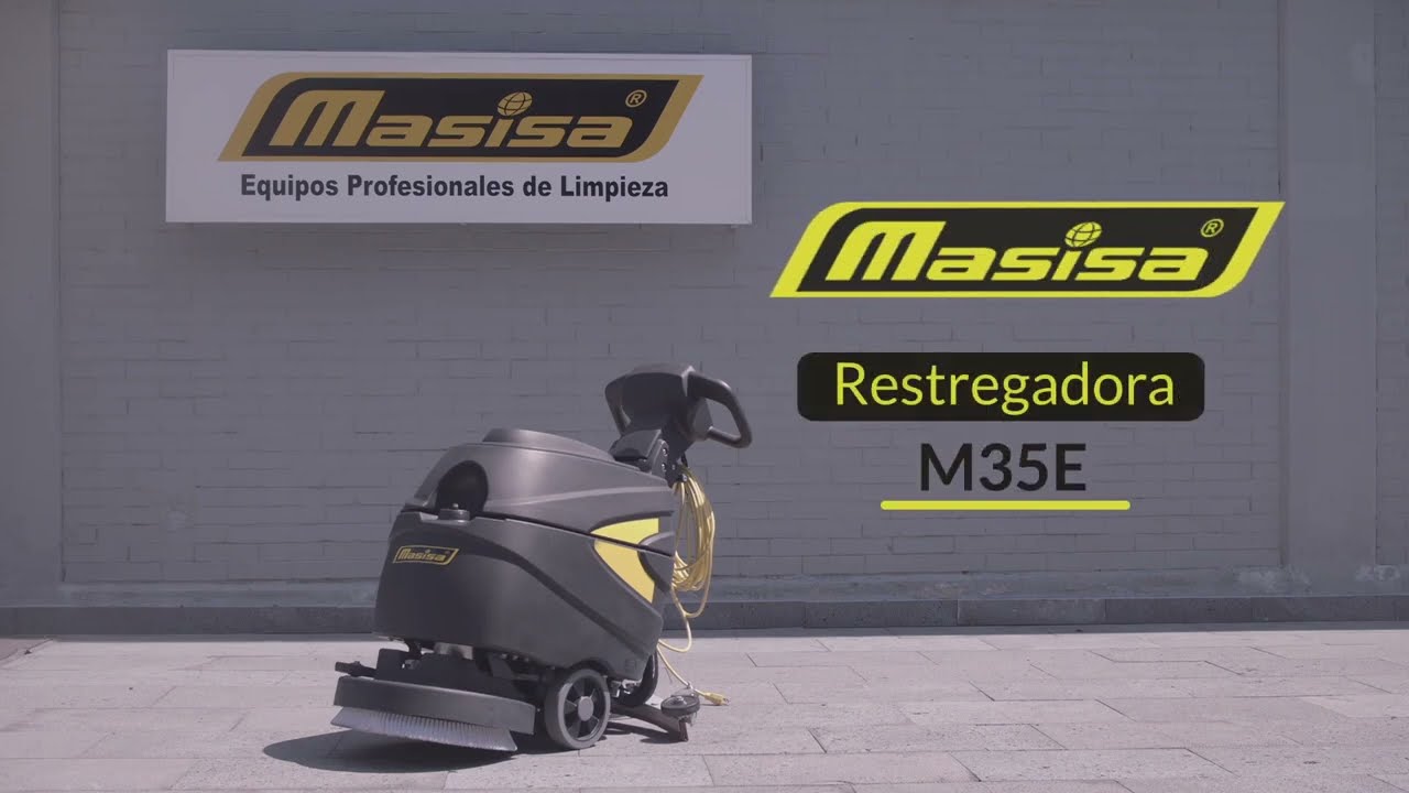 Restregadora de pisos industrial M35E