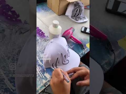 Airbrush Calligraphy - Personalised Name Snapback Hat