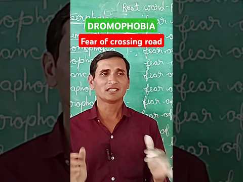 Dromophobia / fear of crossing road #shortvideo #shortsviral