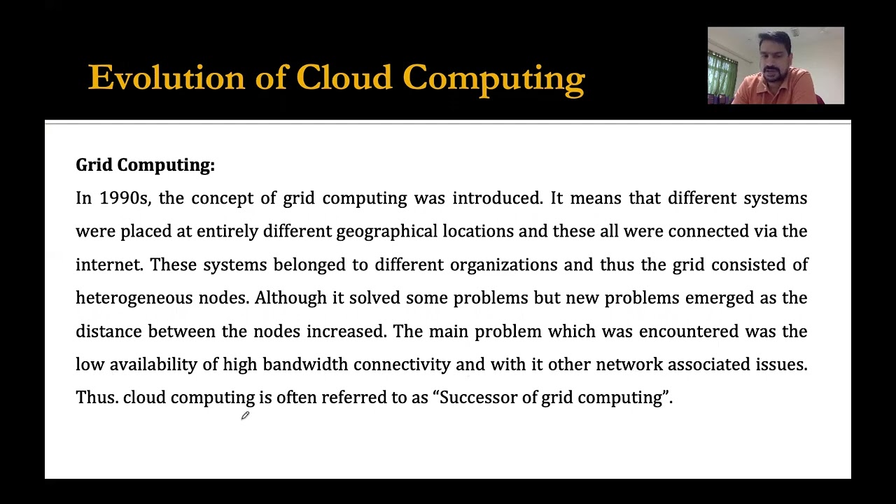 Evolution of Cloud Computing | Grid Computing | Part - 5 | Lecture - 7