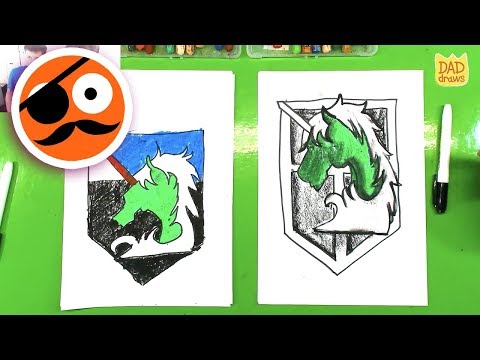 How to draw a Knight Logo.