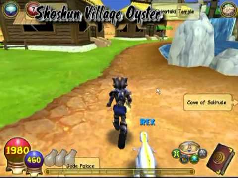 Wizard 101: Mooshu's Oyster Locations