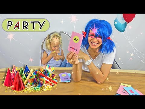 ✅ Learning English words for kids 💛💚 kids game with Milana