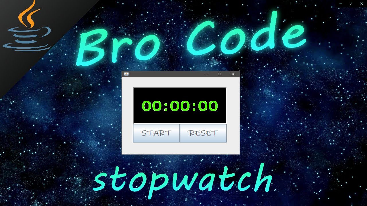 Java stopwatch ⏱️