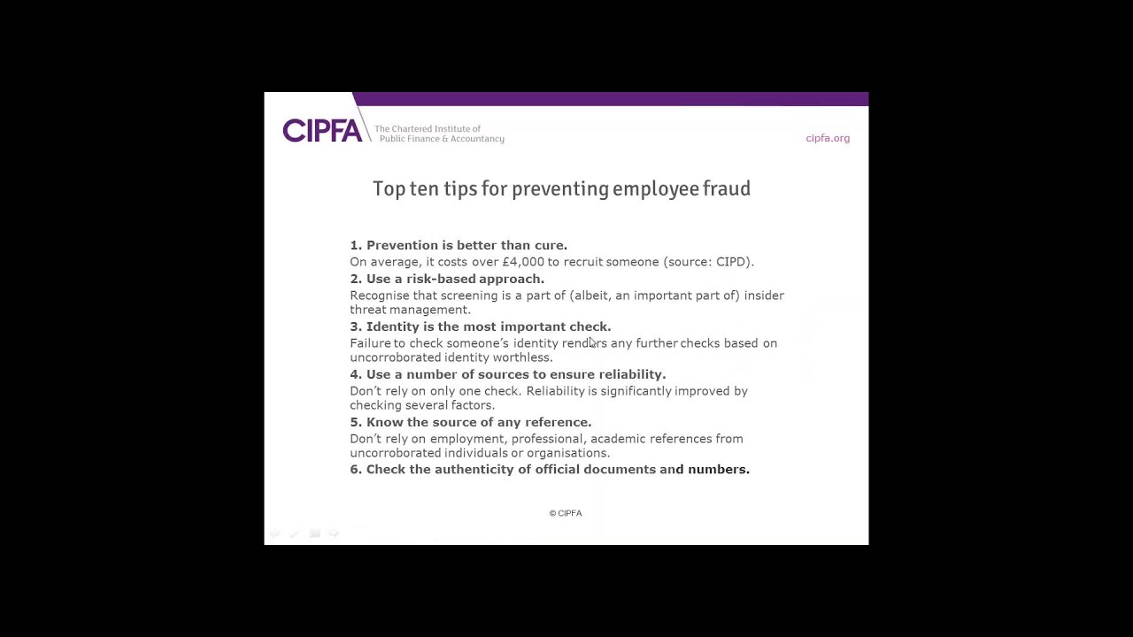 Creating an Anti Fraud Culture