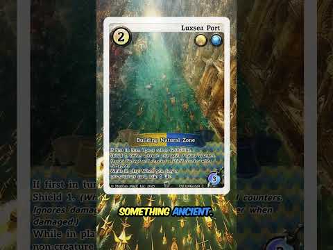 ๐๐ Luxsea Port is a fortress in water | Hero Valor #tcg #mtg #cardreveal #cardgame #ccg