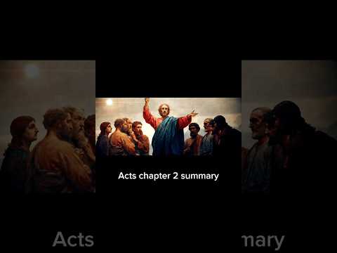 Acts Chapter 2 Summary -KJV-