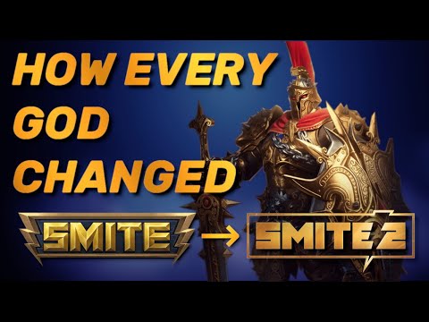How ALL GODS Changed from SMITE to SMITE 2 #guide #smite2
