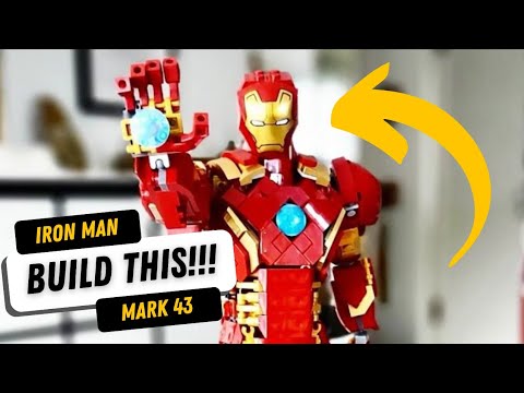 The Best LEGO Iron Man🤖 - Build This Iron Suit Mark 43 by Rasom Fern😃