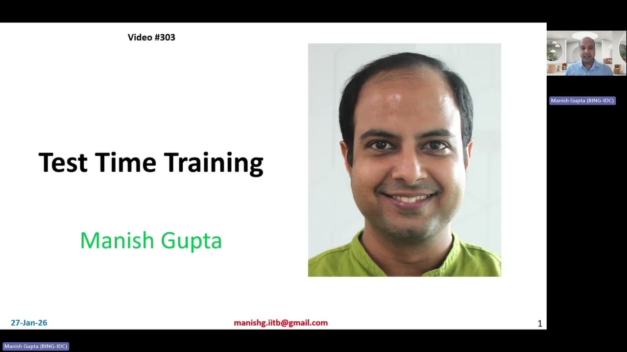 #303 Test time training