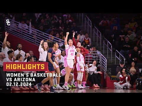 Women's Basketball - USC 81, Arizona 64: Highlights (2/12/24)