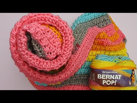 Crochet baby blanket. ANY width ANY size. Beautiful easy crochet stitch for ANYONE
