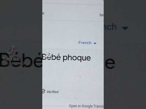 BABY SEAL IN FRENCH🤣🤣
