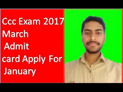 CCC Doeacc January 2017 Paper And Admit Card Detail In Hindi