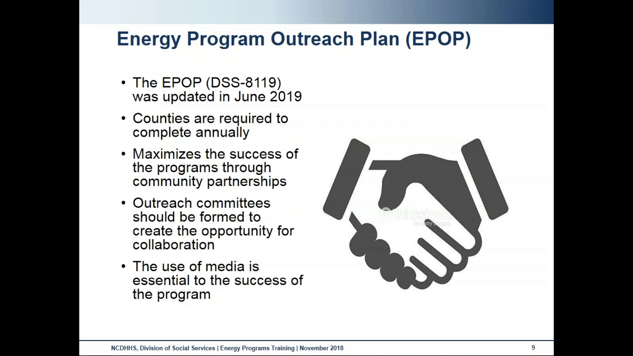 Energy Training Webinar