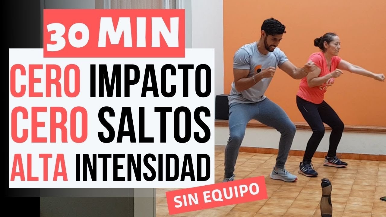 8-Week Challenge | 30-Minute HIIT Cardio at Home | No Impact, No Equipment, No Squats, High Inten...