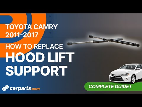 How to replace the Hood Lift Supports 2011-2017 Toyota Camry π