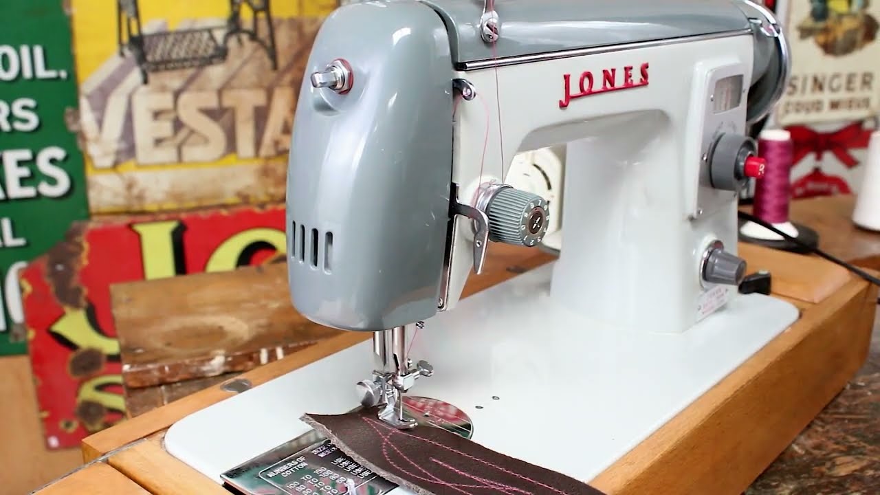 Jones CBE Sewing Machine Demonstration Video