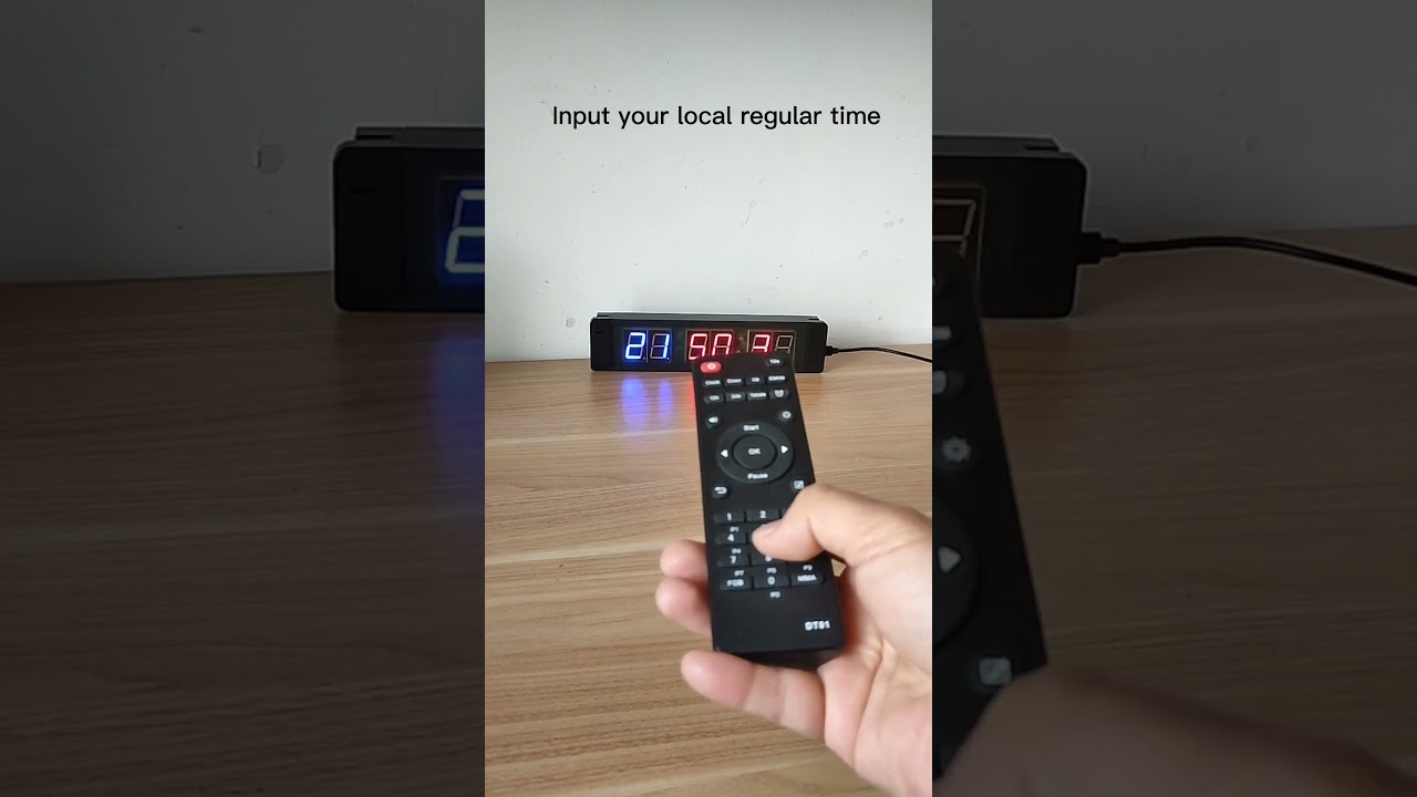 how to setup regular time for your gym timer
