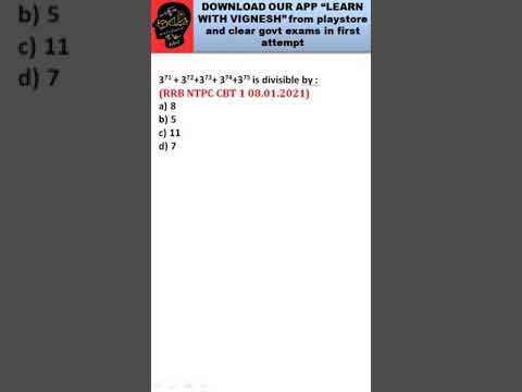 RRB NTPC 2021 question solved in 2 sec | Learn with Vignesh | #shorts